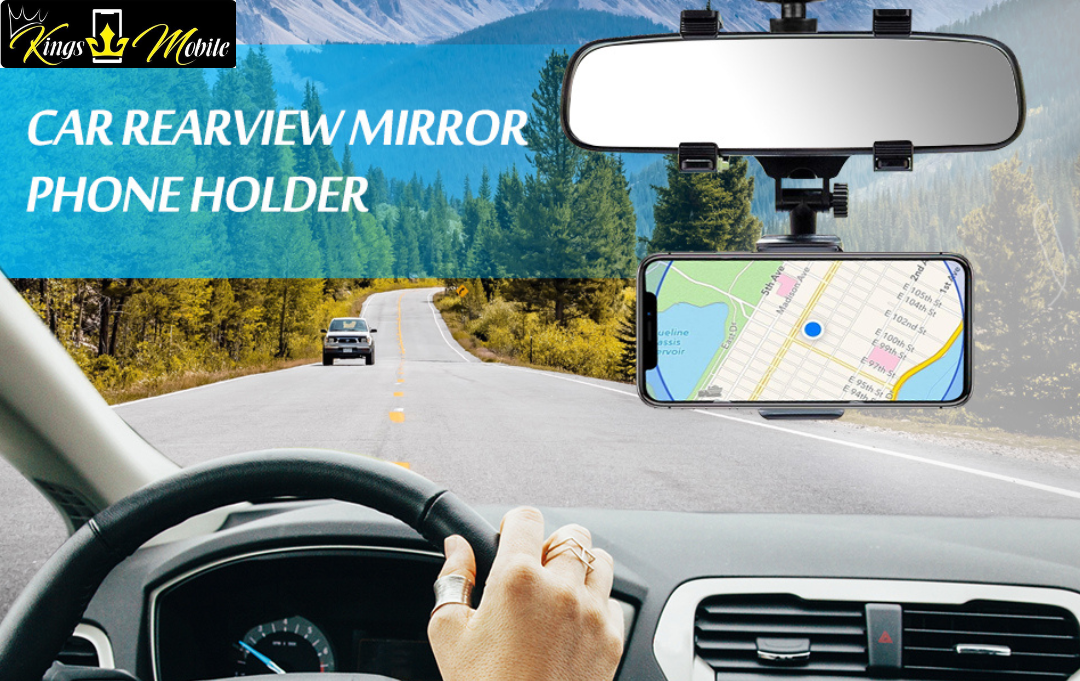 Universal Adjustable 360° Car Rearview Mirror Mount Mobile