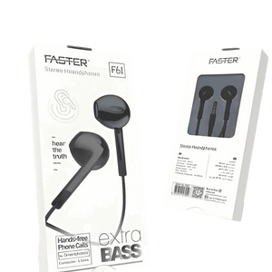 Faster F6I Handsfree With Clear Audio and Extra Bass